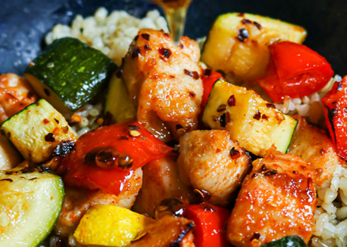 Hot Honey Chicken Bowl – Sasha's Fine Foods